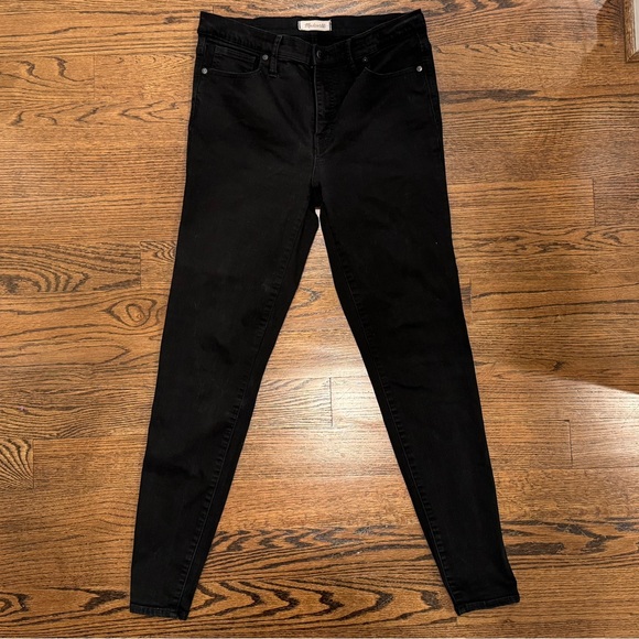 Madewell | Jeans | Madewell 9 Highrise Skinny Jeans In Isko Stay Black ...